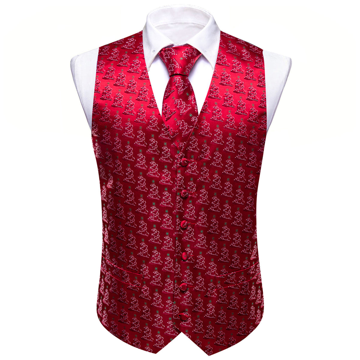 Christmas Trees Vest Set – Sophisticated Gentlemen