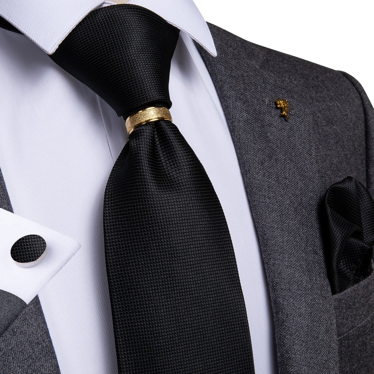 Tie Ring - Gold – Sophisticated Gentlemen